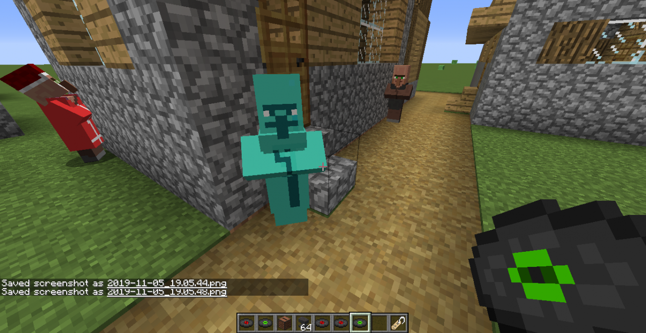 Element Animation Villagers Christmas Theme Ver. 1 Minecraft Texture Pack