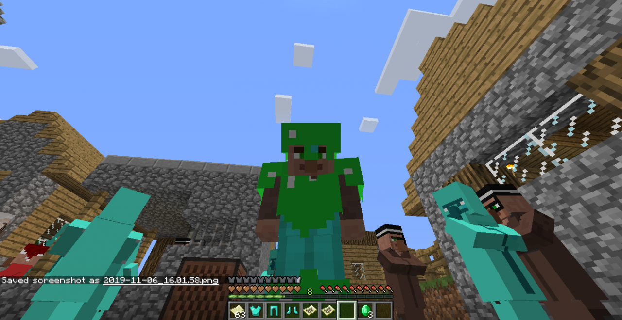 Element Animation Texture Pack Christmas With The Villagers Edition ...