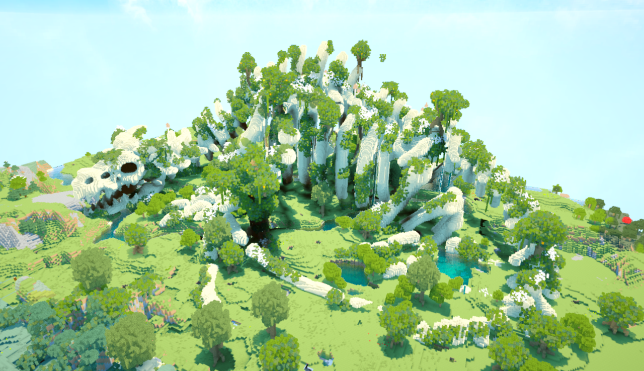 Dragon fossil land ( Producing for marketplace) Minecraft Map