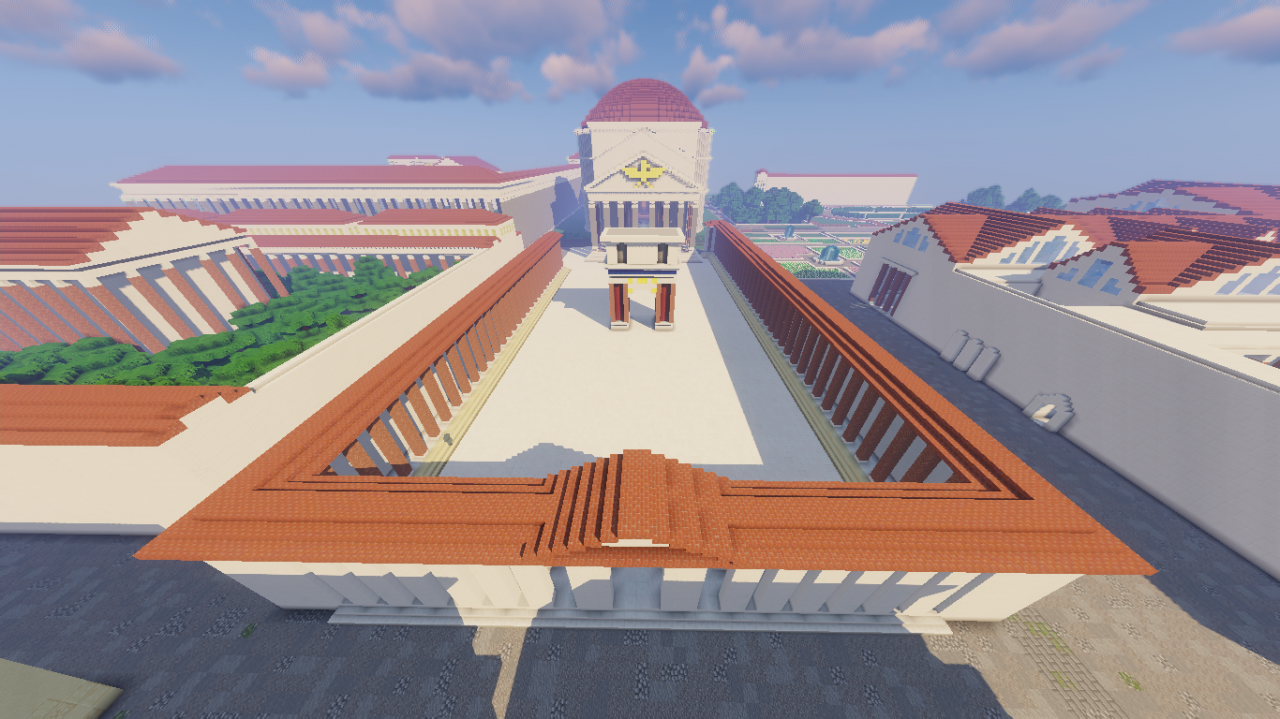 The Pantheon of Rome. Minecraft Map
