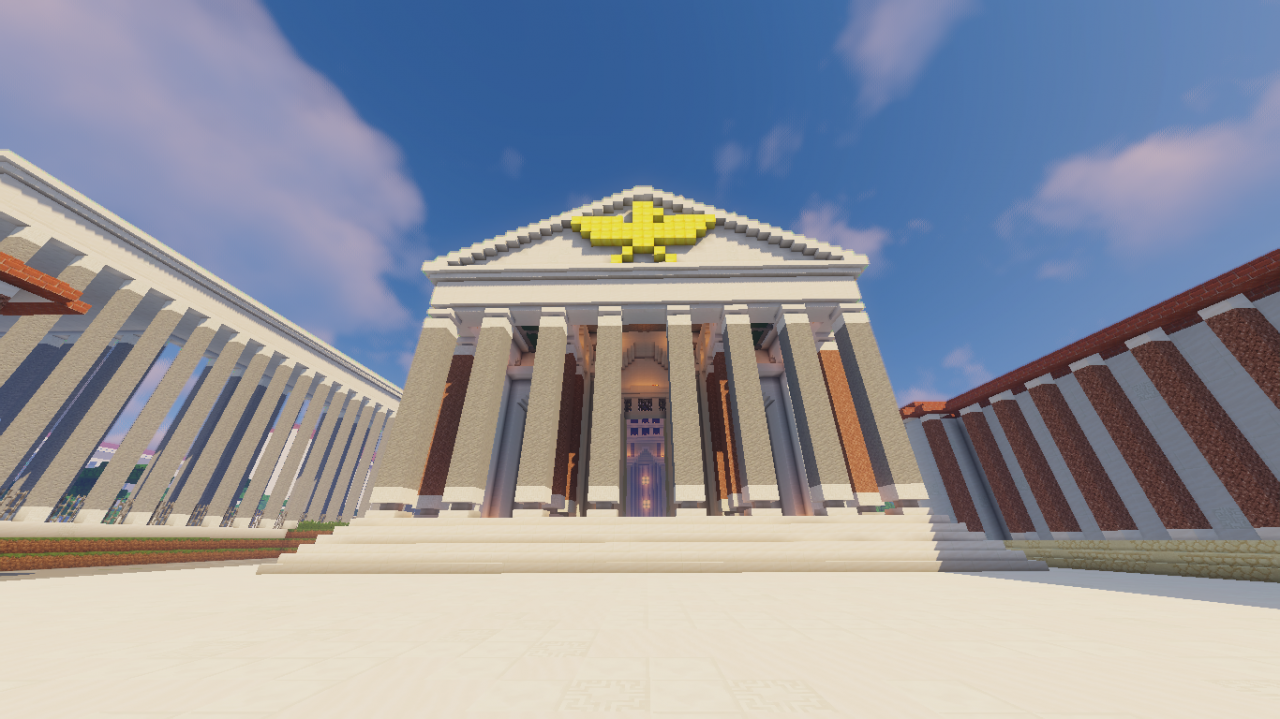 The Pantheon of Rome. Minecraft Map