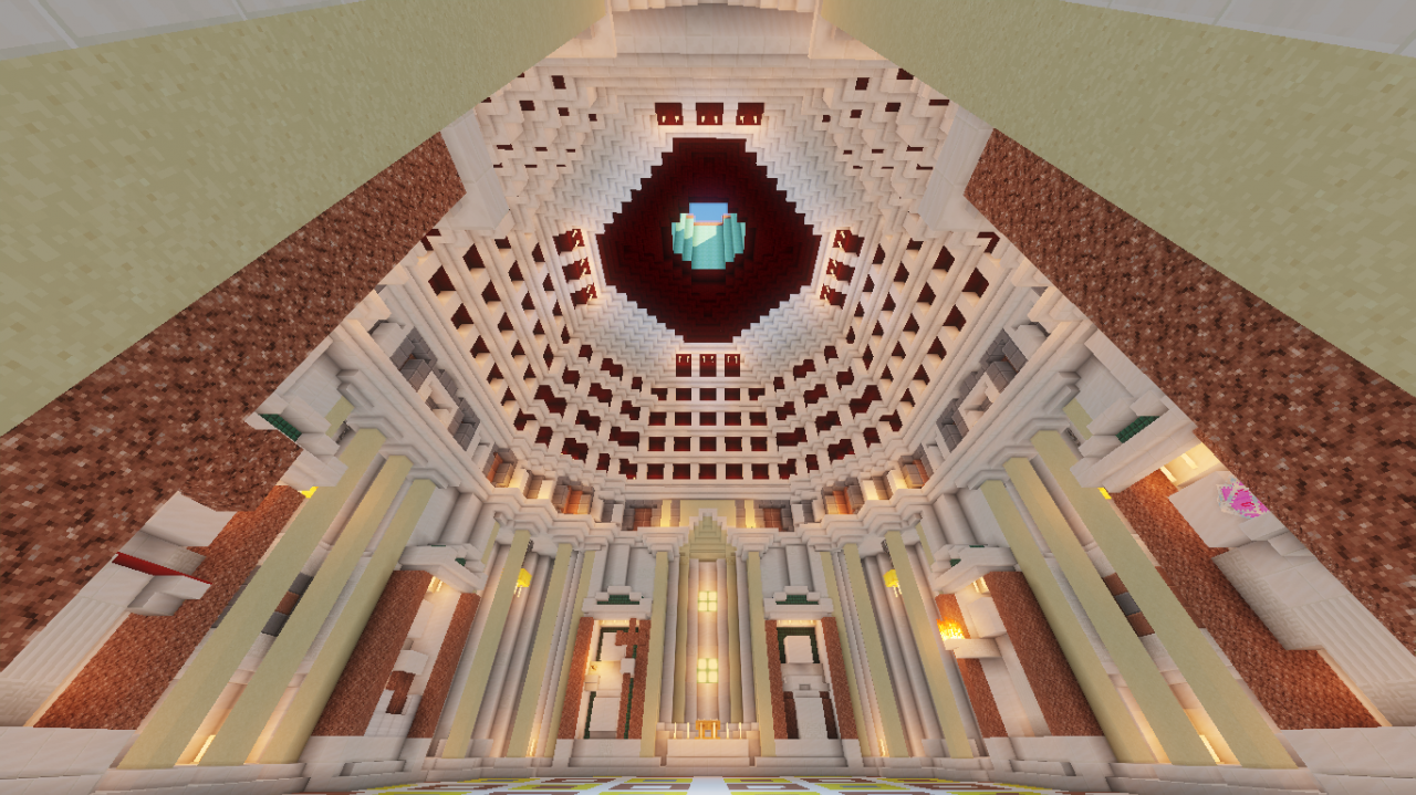The Pantheon of Rome. Minecraft Map