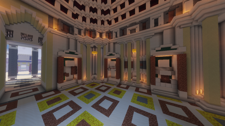 The Pantheon of Rome. Minecraft Map