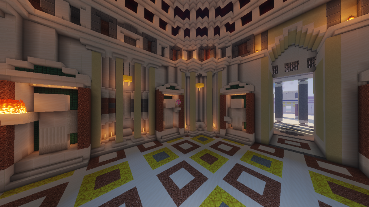 The Pantheon of Rome. Minecraft Map