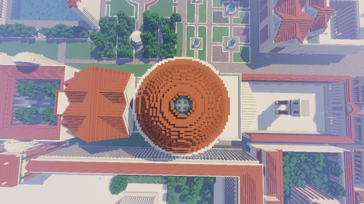 The Pantheon of Rome. Minecraft Map