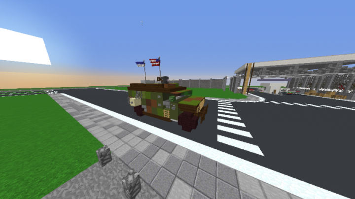 Custom Utility Truck Minecraft Map