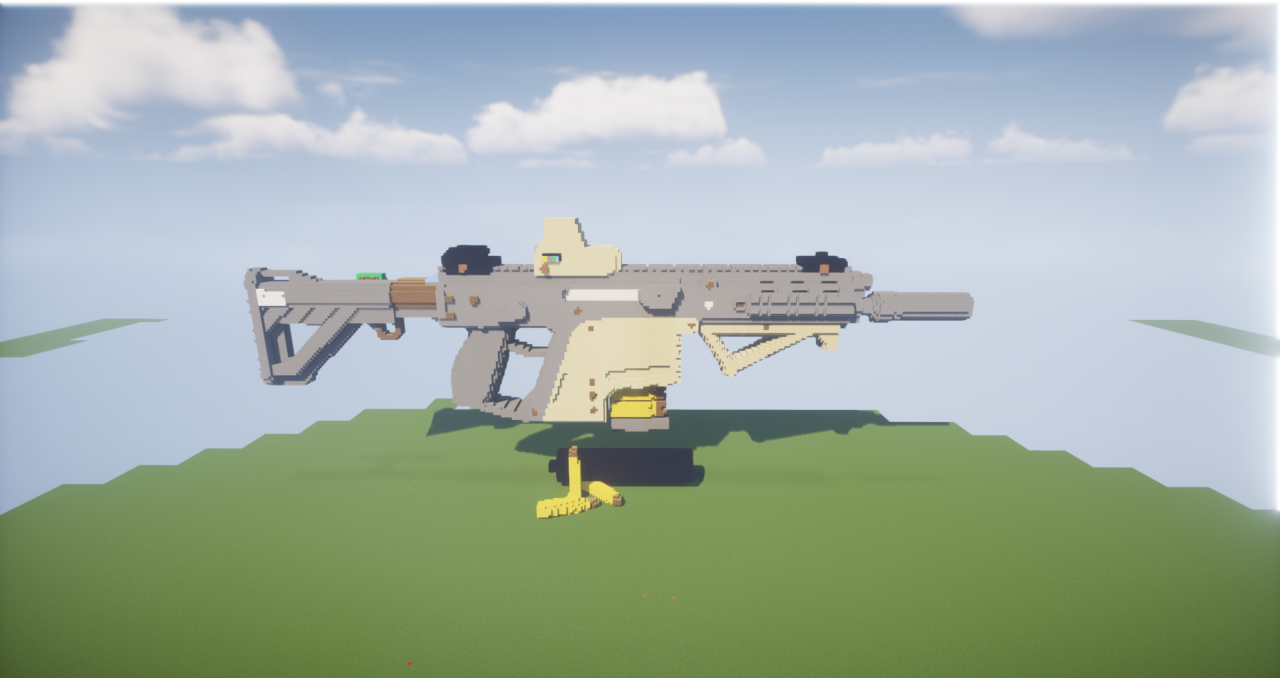 Vector machine gun weapon Minecraft Map
