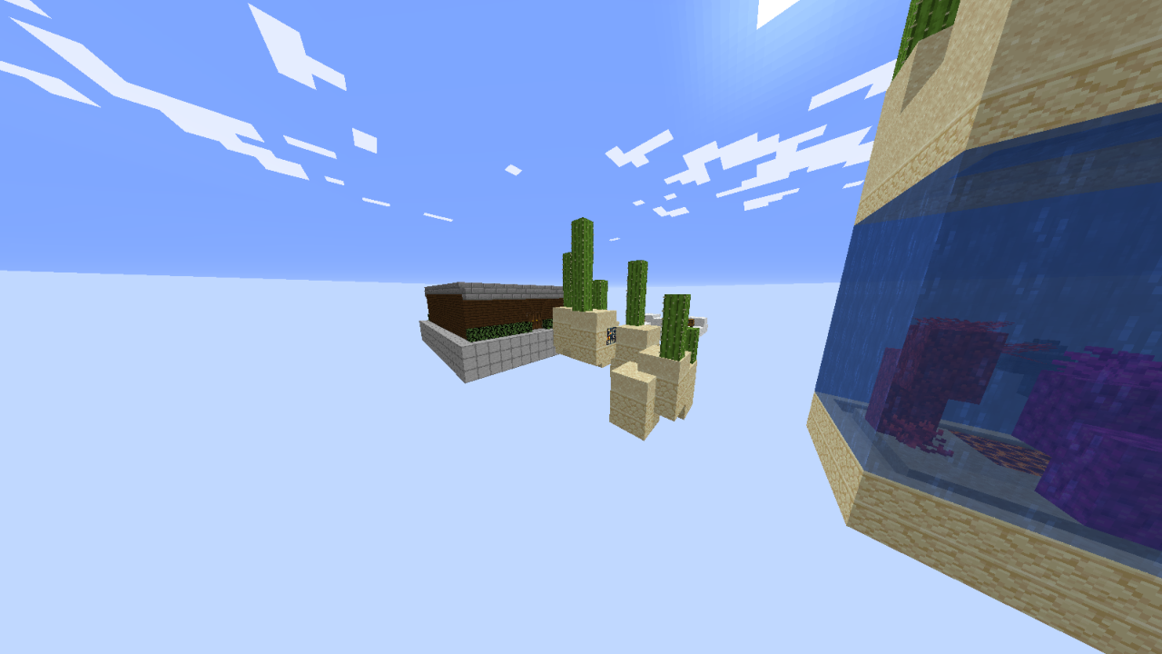 Flying Machine Skyblock Minecraft Map