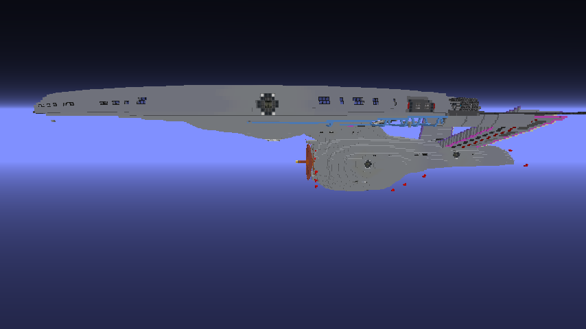 Enterprise NX-01 refit Minecraft Map