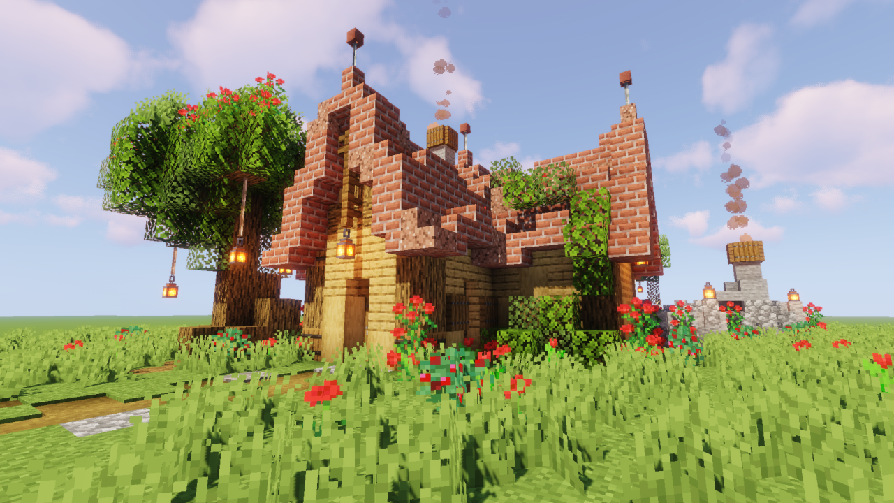 Red Paint Maker's House Minecraft Map