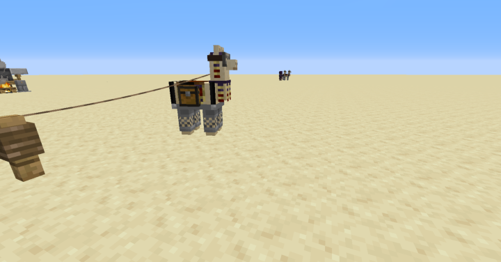 Ex-Pillager Wandering Trader & Armoured Trader Llama Minecraft Texture Pack
