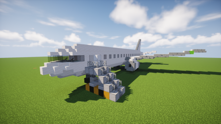 Boeing 757 Minecraft Map
