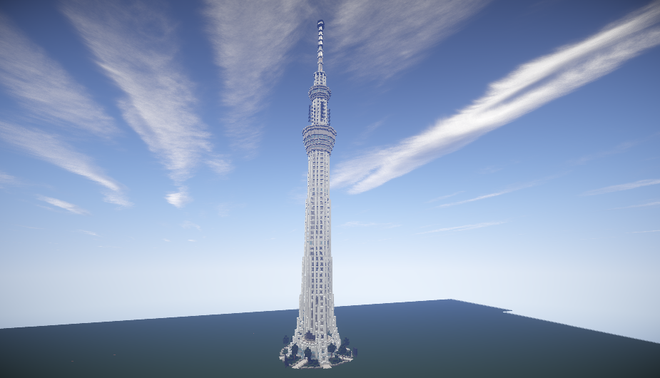 Tokyo Skytree Tower, Tokyo Japan (Full Interior) Minecraft Map