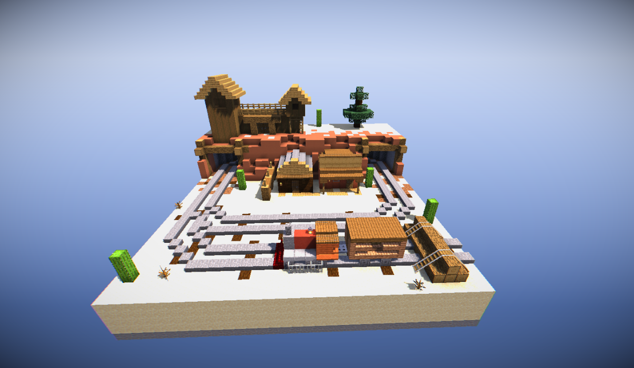 Wild West Railroad Minecraft Map