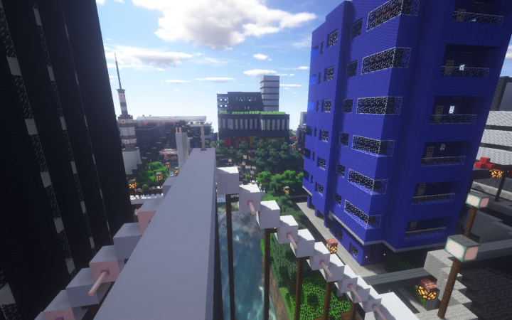 Realistic City Minecraft Map