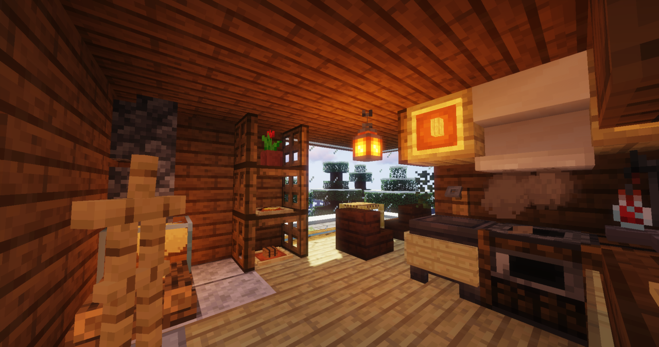 Ski hut Minecraft Map