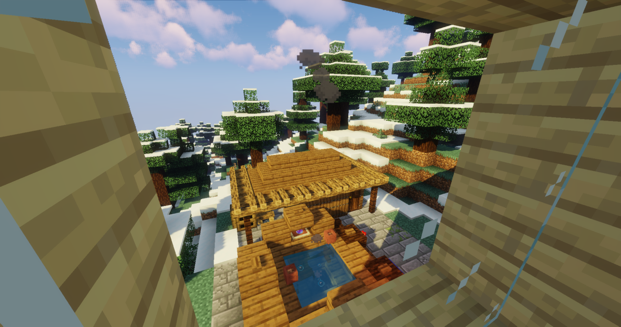Ski hut Minecraft Map