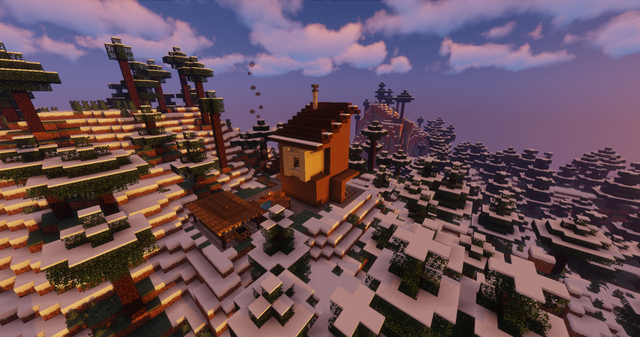 Ski hut Minecraft Map