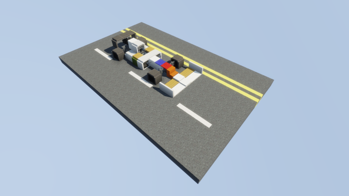 realistic F1 car Minecraft Map