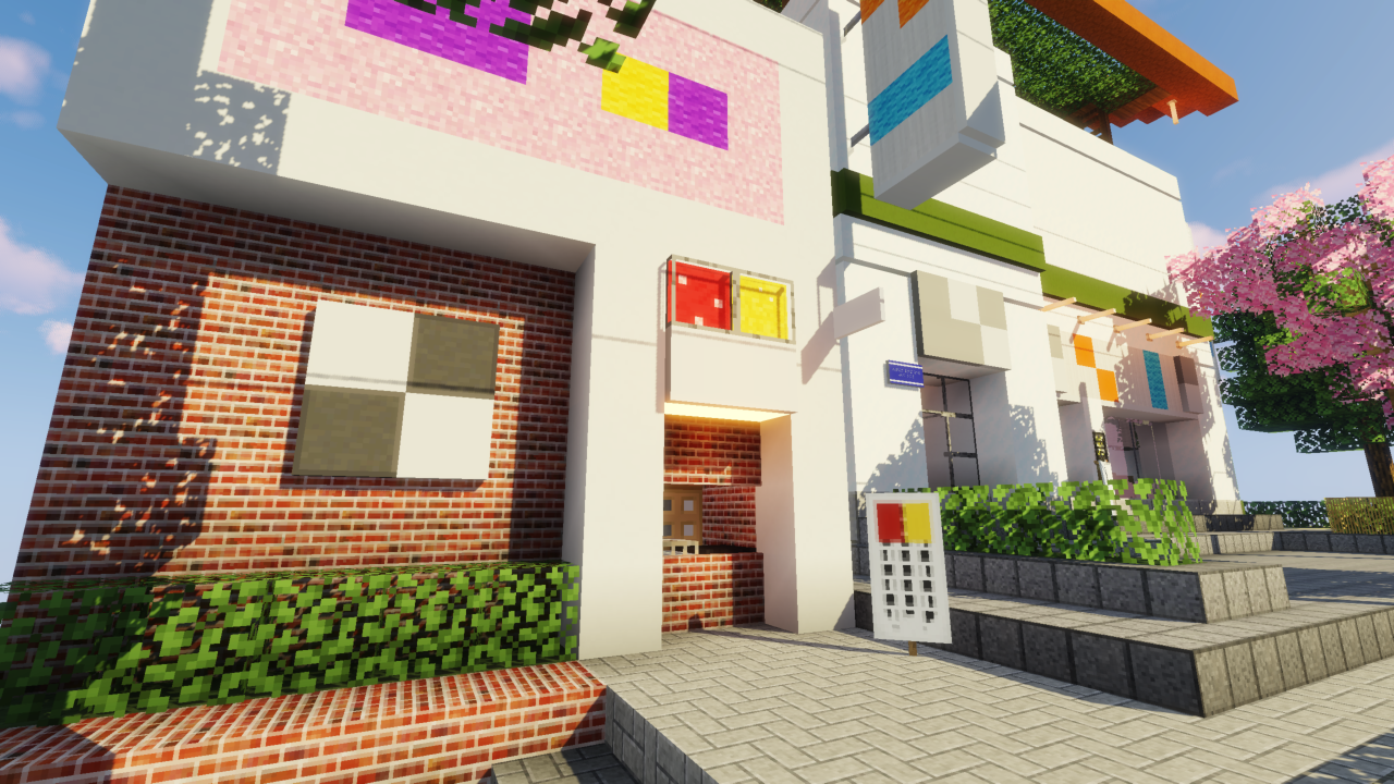 Two small buildings Minecraft Map