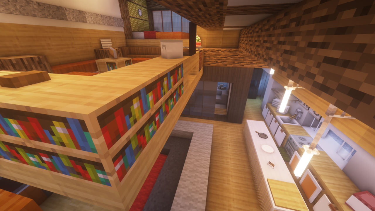 Two small buildings Minecraft Map