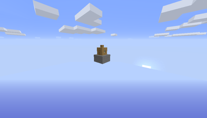 SkyBlock with endings DEMO Minecraft Map