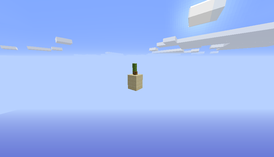 SkyBlock with endings DEMO Minecraft Map