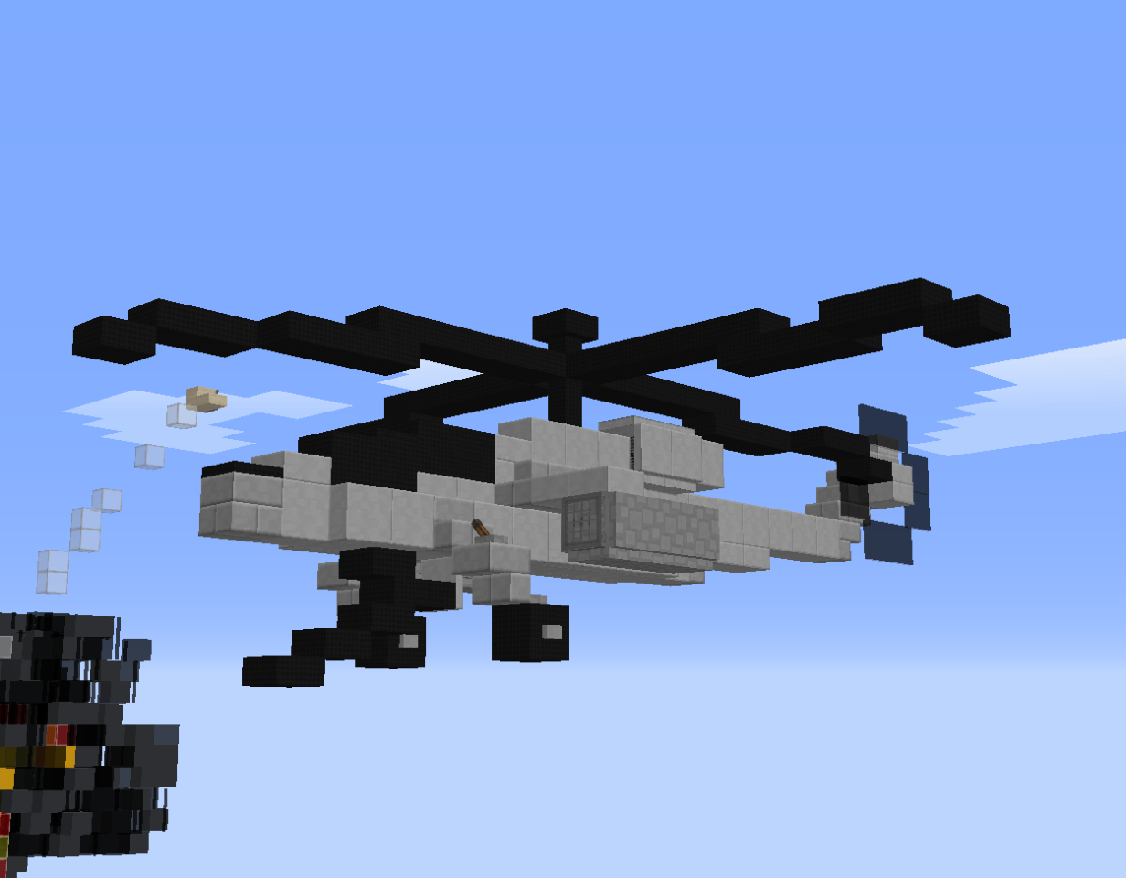 1.5:1 Boeing AH-64 Apache Minecraft Map