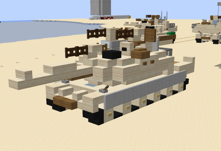 1.5:1 M1A2 Abrams Minecraft Map
