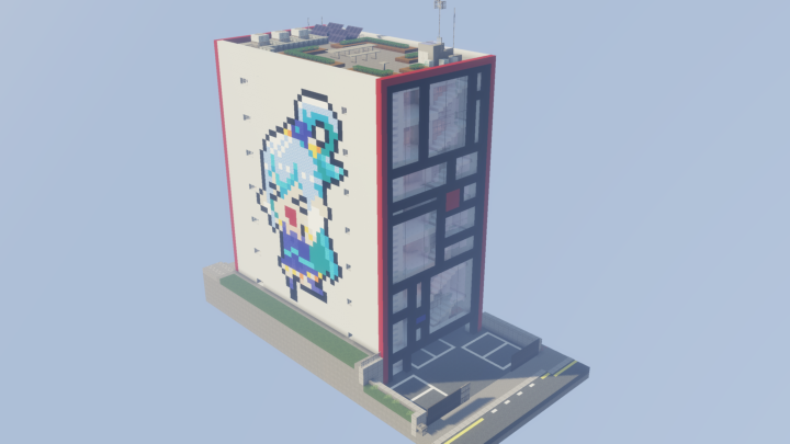 Aqua Building Minecraft Map