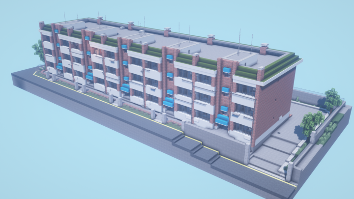 Tenement house built in 1981 Minecraft Map