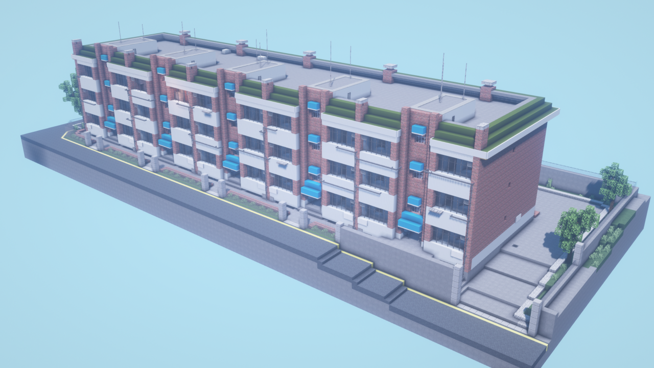 Tenement house built in 1981 Minecraft Map