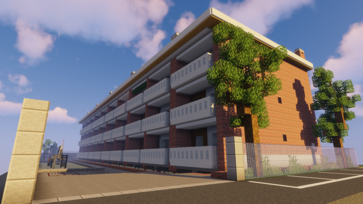 Tenement house built in 1981 Minecraft Map