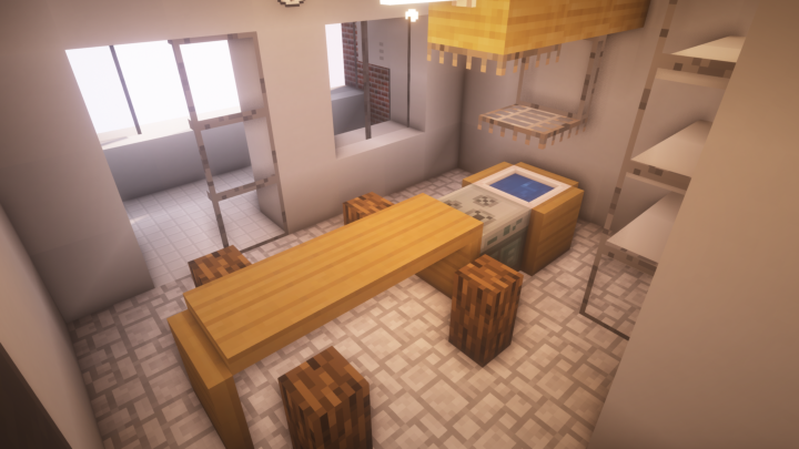 Tenement house built in 1981 Minecraft Map