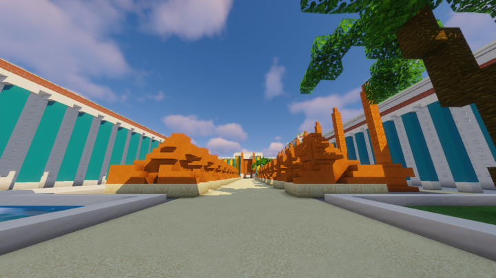 Temple of Isis and Serapis of Rome. Minecraft Map