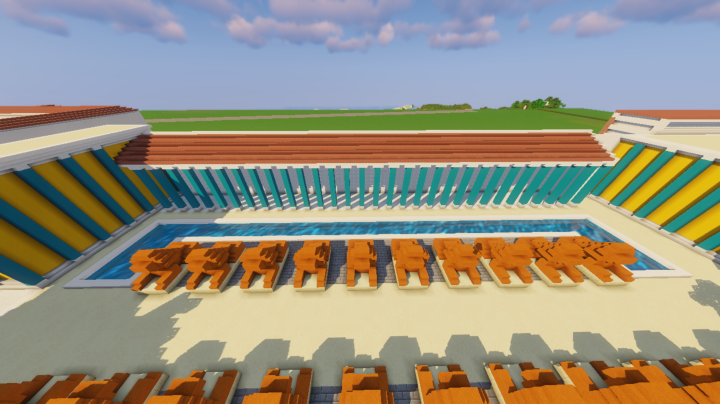 Temple of Isis and Serapis of Rome. Minecraft Map