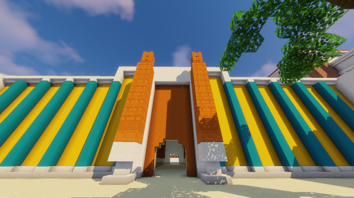 Temple of Isis and Serapis of Rome. Minecraft Map