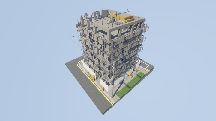 Building under construction Minecraft Map
