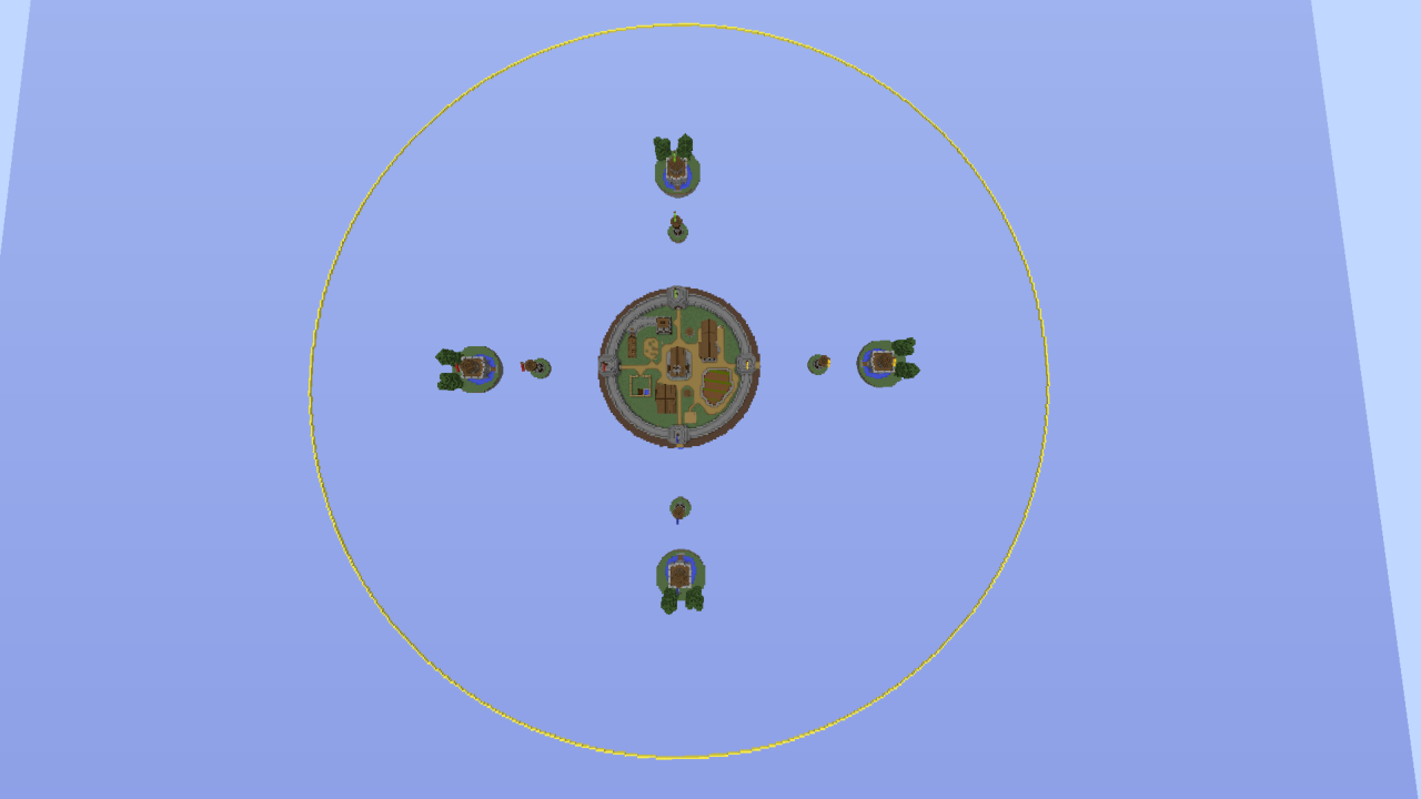 CastleWars Bedwars Medieval Village Map 1.12.2 Minecraft Map