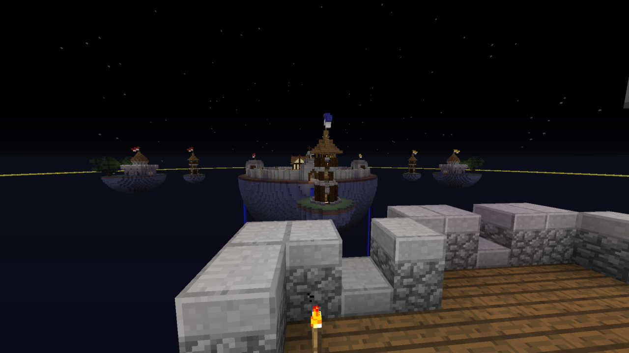 CastleWars Bedwars Medieval Village Map 1.12.2 Minecraft Map