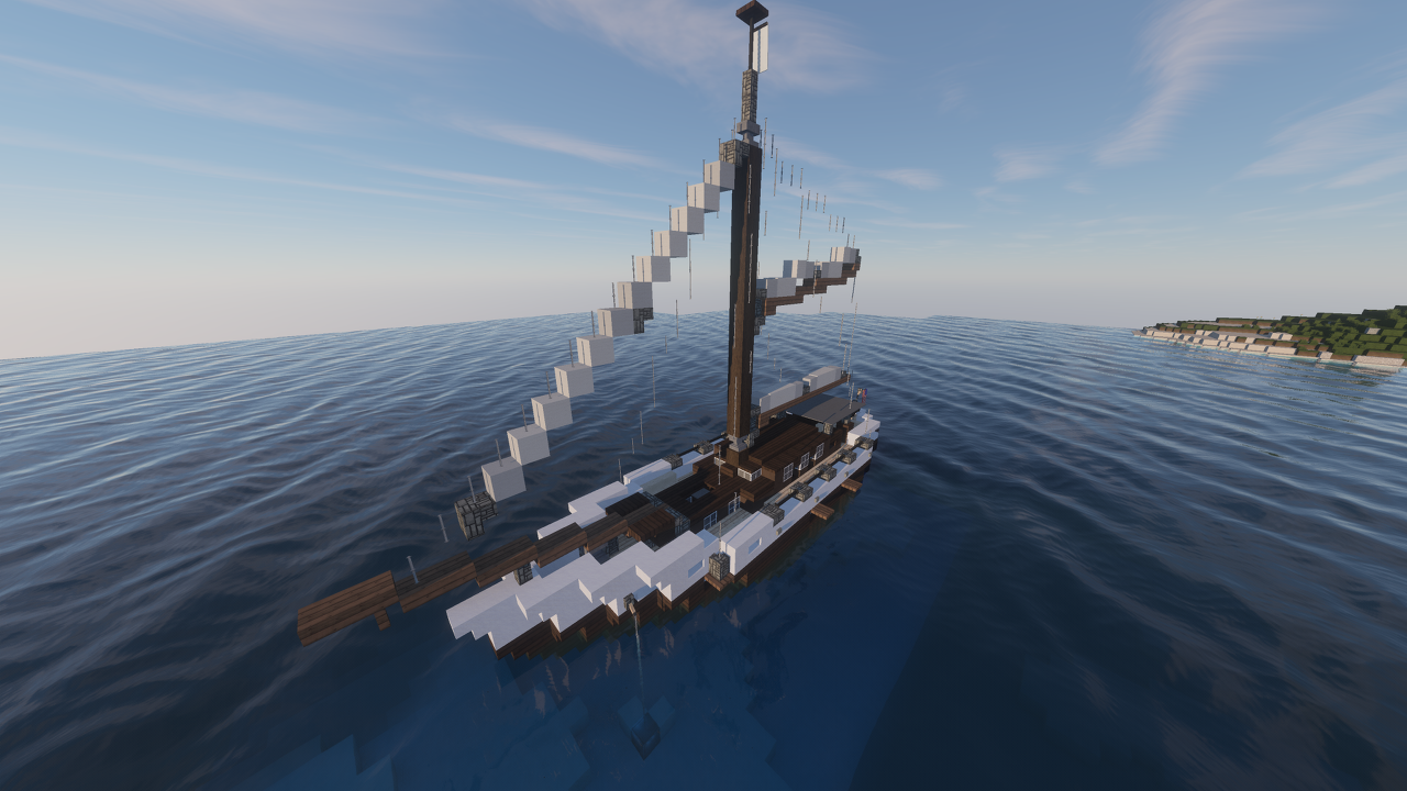 S.V. Victoria Sailing Vessel Minecraft Map