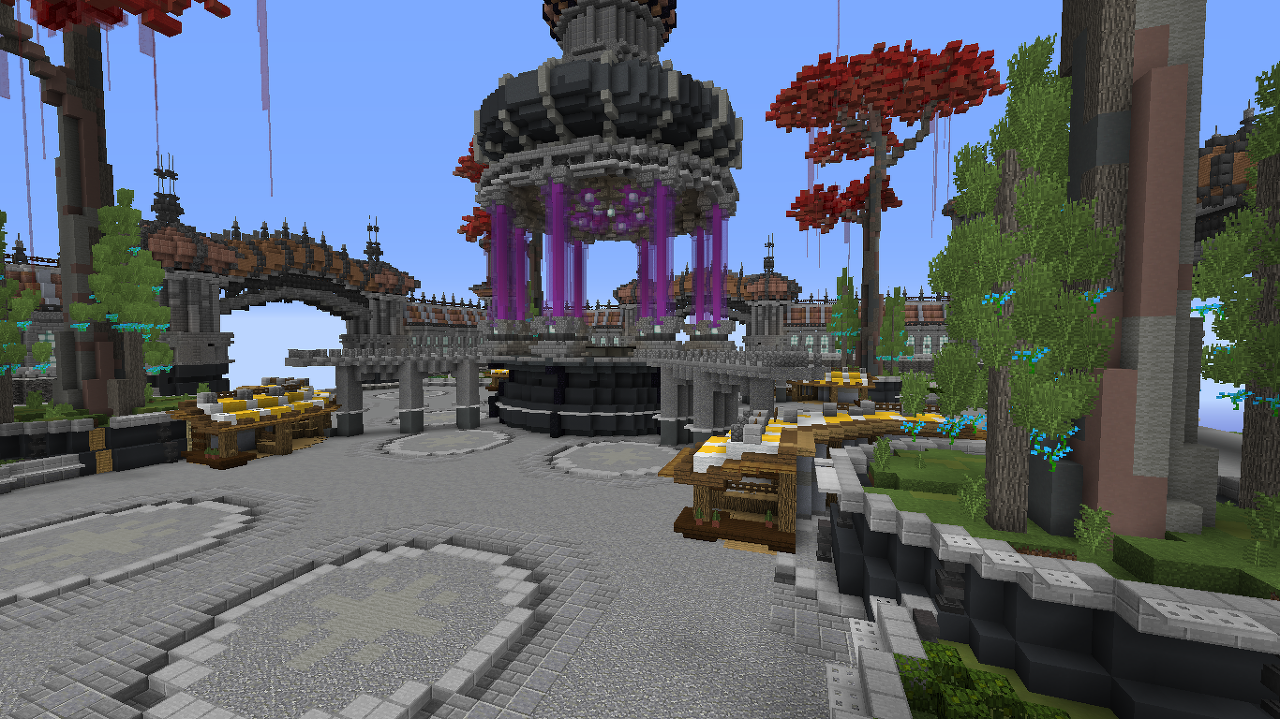 Spawn futuristic Minecraft Map