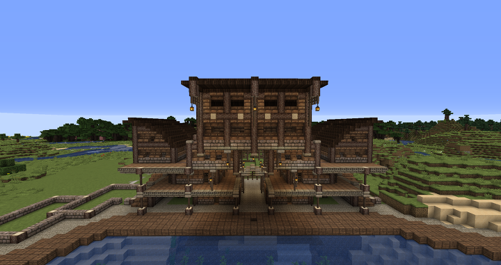 Waterfront Town Minecraft Map