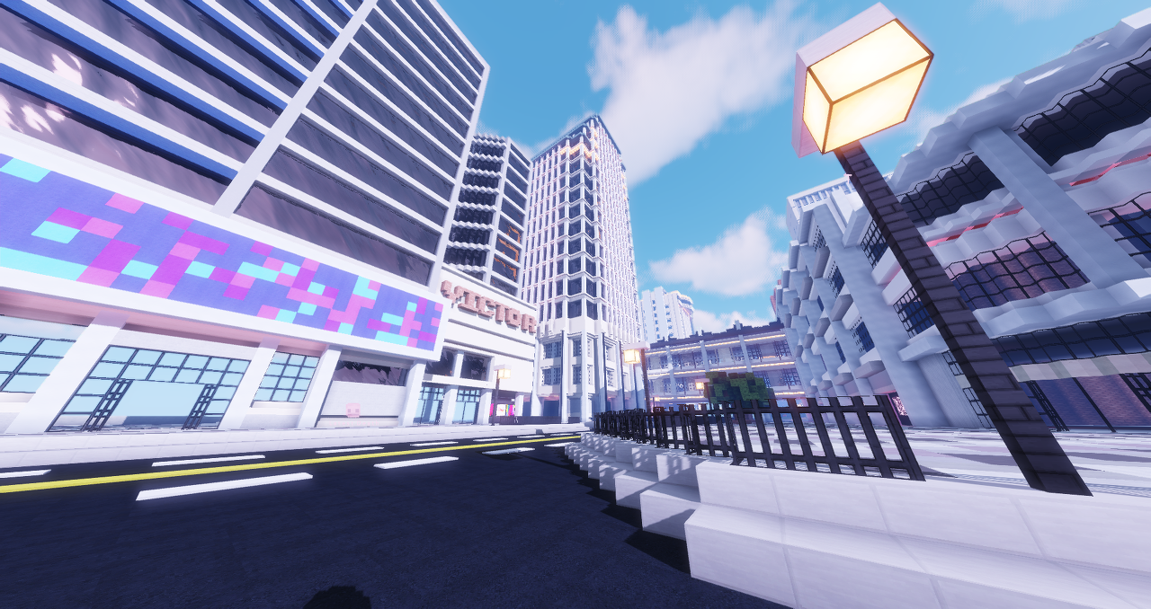 Ultra-Modern Commercial Complex Minecraft Map