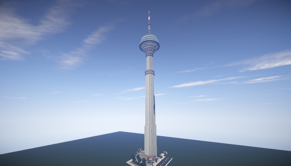 Endem TV Radio Tower, Istanbul Turkey (Full Interior) Minecraft Map
