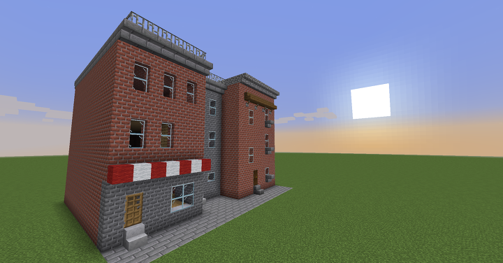 Small city house with shop Minecraft Map