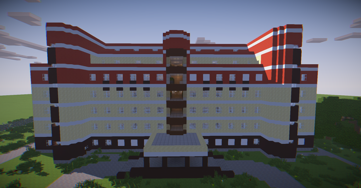 Russian municipal clinical Hospital #2 Minecraft Map