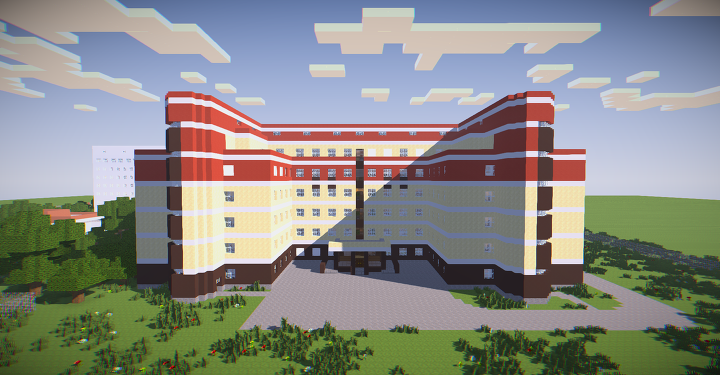 Russian municipal clinical Hospital #2 Minecraft Map