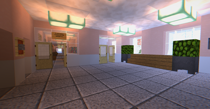 Russian municipal clinical Hospital #2 Minecraft Map