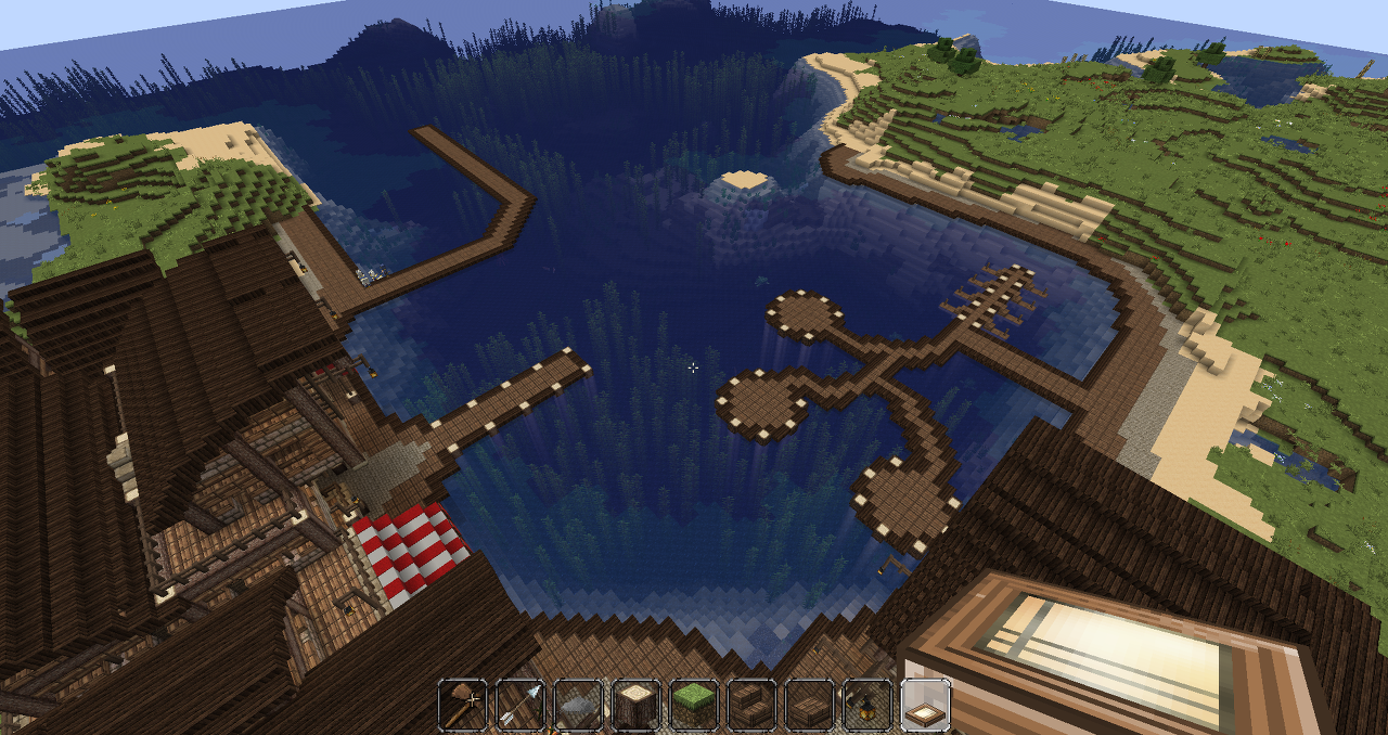 Waterfront Town Minecraft Map